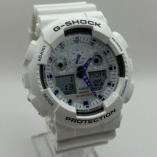 Casio G Shock Analog Digital Menâ s Watch - GA-100A - New Battery ...