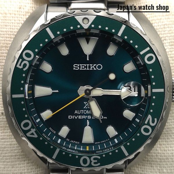 SEIKO PROSPEX SBDY083 Green Mini Turtle Mechanical Auto Men's Watch New ...