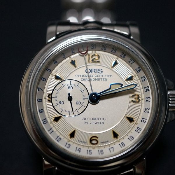 FS Oris " Really Rare" Classic Pointer Date Automatic 36MM Steel Band ...