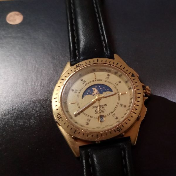 Elgin men's sun/moon phase vintage watch | WatchCharts Marketplace