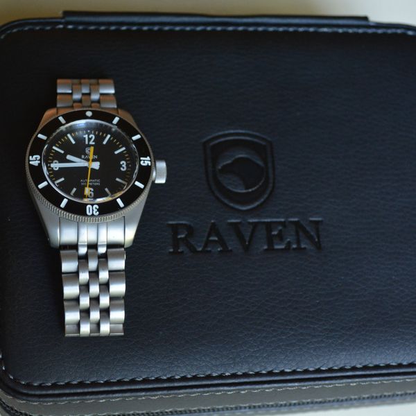 [WTS] Raven Trekker 40MM SS, Black Dial w/ Yellow Accents (pre-owned ...