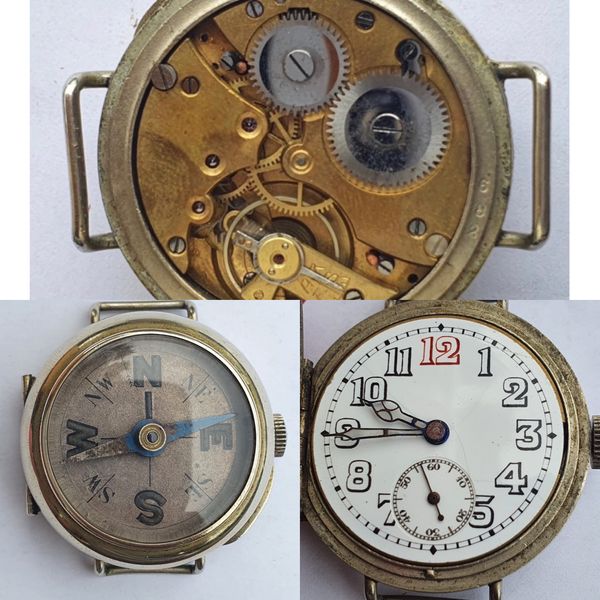 FS Vintage Military Compass Watch from WW 1 / Trench watch | WatchCharts