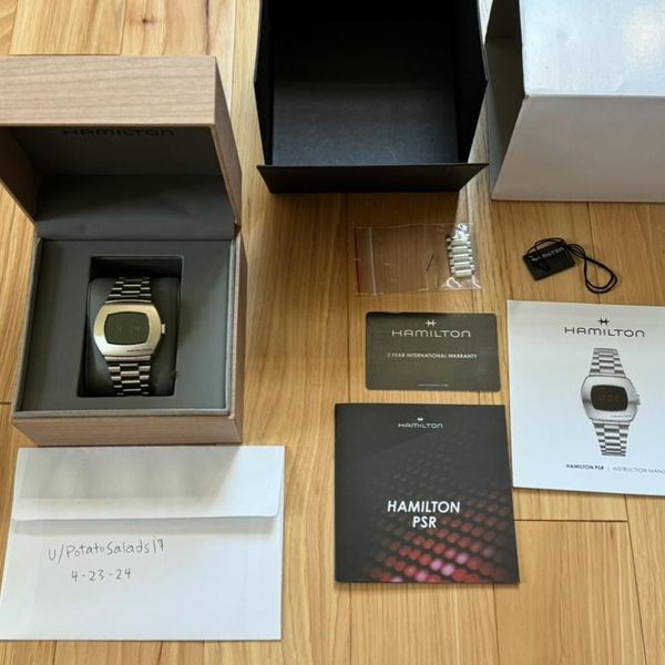 [WTS] Hamilton PSR Green - Like new with box | WatchCharts Marketplace