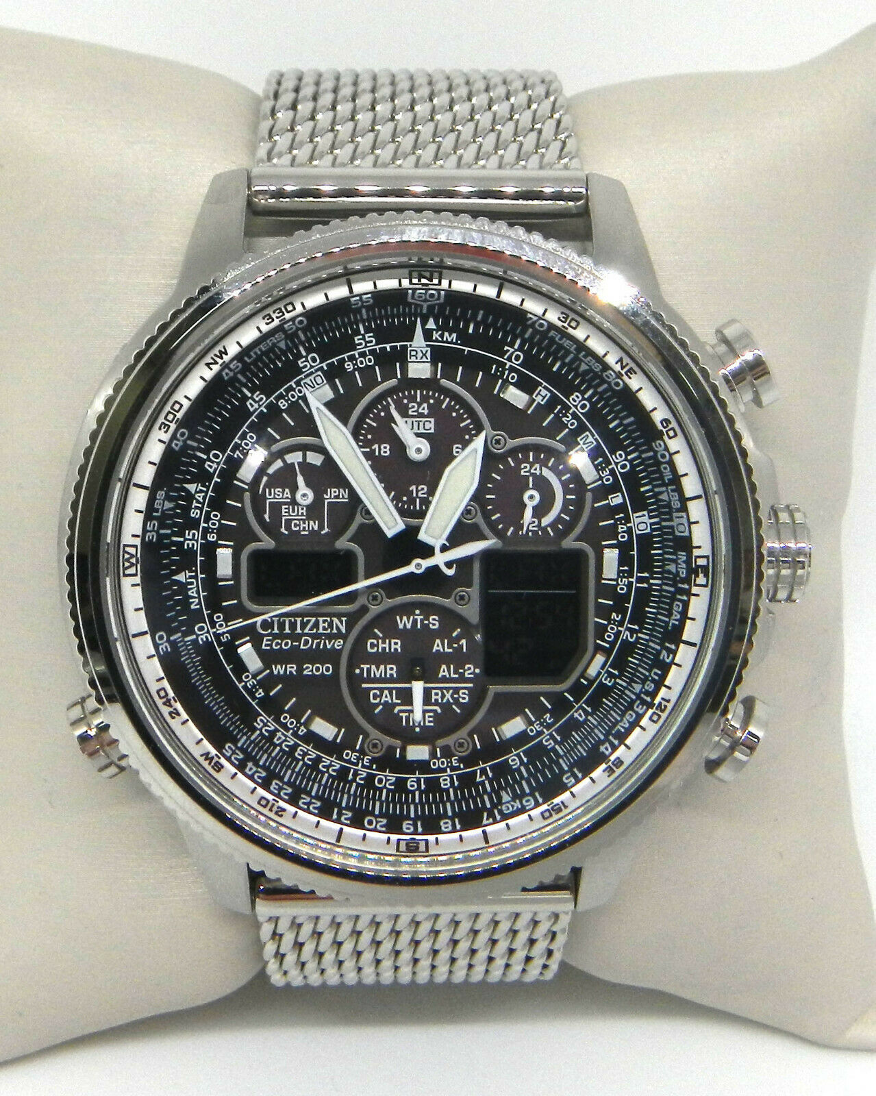 CITIZEN NAVIHAWK ECO-DRIVE CHRONOGRAPH MEN'S WATCH JY8030-83E $725.00 ...