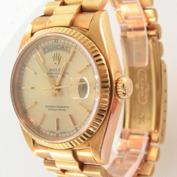 Rolex President 18k 18038 single quick, Day Date, $7,500 | WatchCharts ...