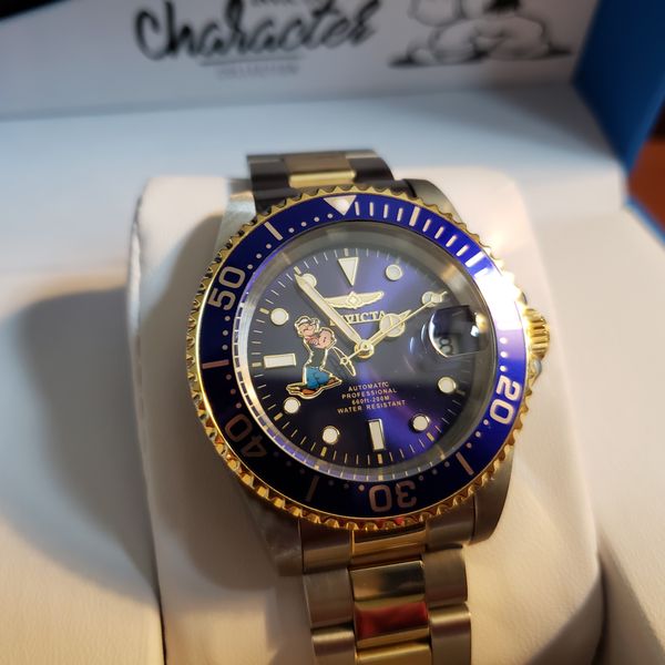 Invicta Pro Diver 40mm Two Tone Character Collection -- Priced to SELL ...