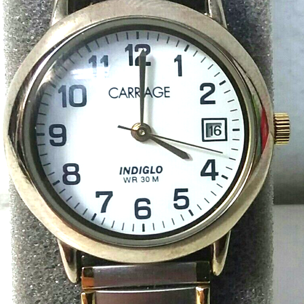 Carriage By Timex Indiglo 30m Stainless Steel Ladies Watch ...