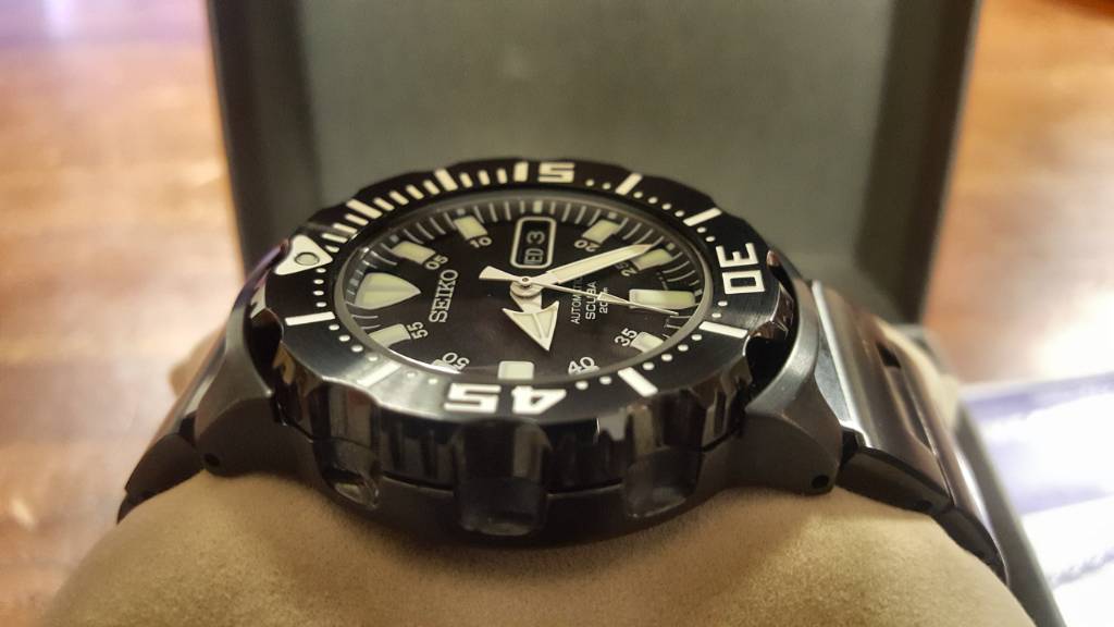 Seiko SZEN002/SRP583 "Stealth Night Monster"Mod.......$350, NOW $274 ...