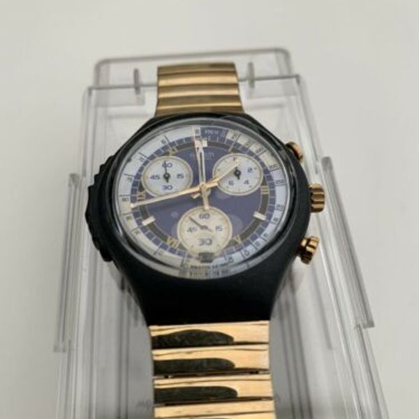 Swatch Chrono Alarm 1998 - SOB401 - Twinkling - New | WatchCharts ...
