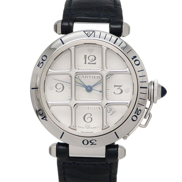 Cartier Pasha 38 Grid Men's W3104055 Self-winding back scale [Watch ...