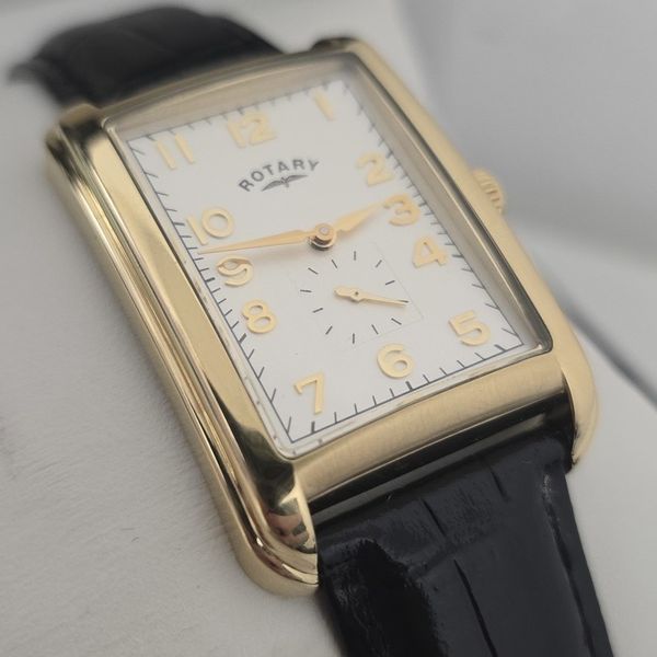 Vintage Rotary Portland Watch Gold Tone Leather Strap | WatchCharts ...