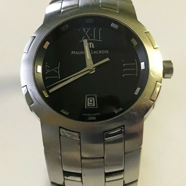 Maurice LACROIX Men's Milestone MS 1017 Swiss Made Stainless Steel ...