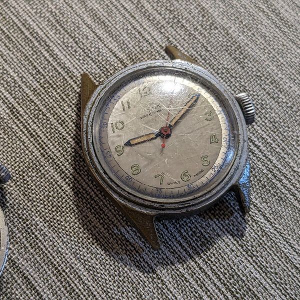 Vintage Oris Mens Watch 1950's Moline Watch Parts & German 1940's Watch ...