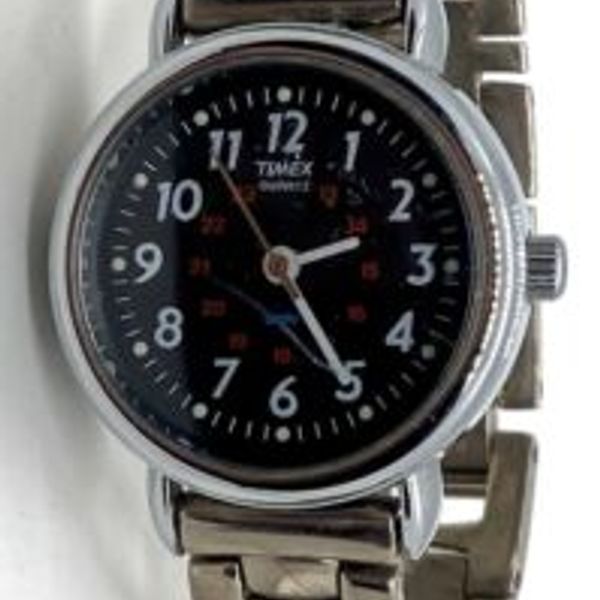 TIMEX Ladies Watch New Battery Water Resist Large Numbers 7â Wrists ...