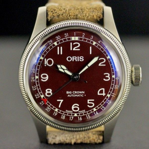 FS: Oris Big Crown Pointer Date, Red Dial, Unworn Bracelet ...