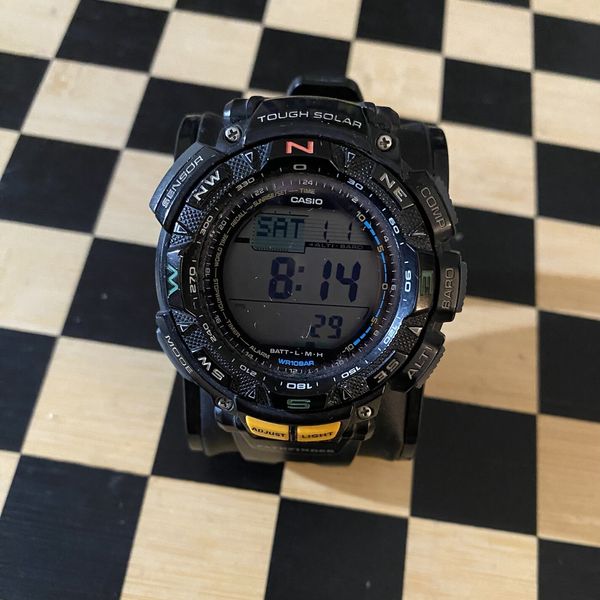Casio Pathfinder PAG240 Tough Solar Digital Menâ s Watch | WatchCharts ...
