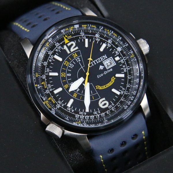 Citizen BJ7007-02L Eco-Drive Promaster Nighthawk BLUE ANGELS Men's ...