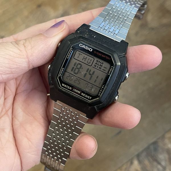 Casio Wr100m Illuminator Digital Mens Quartz Watch 3092 W-800H ...