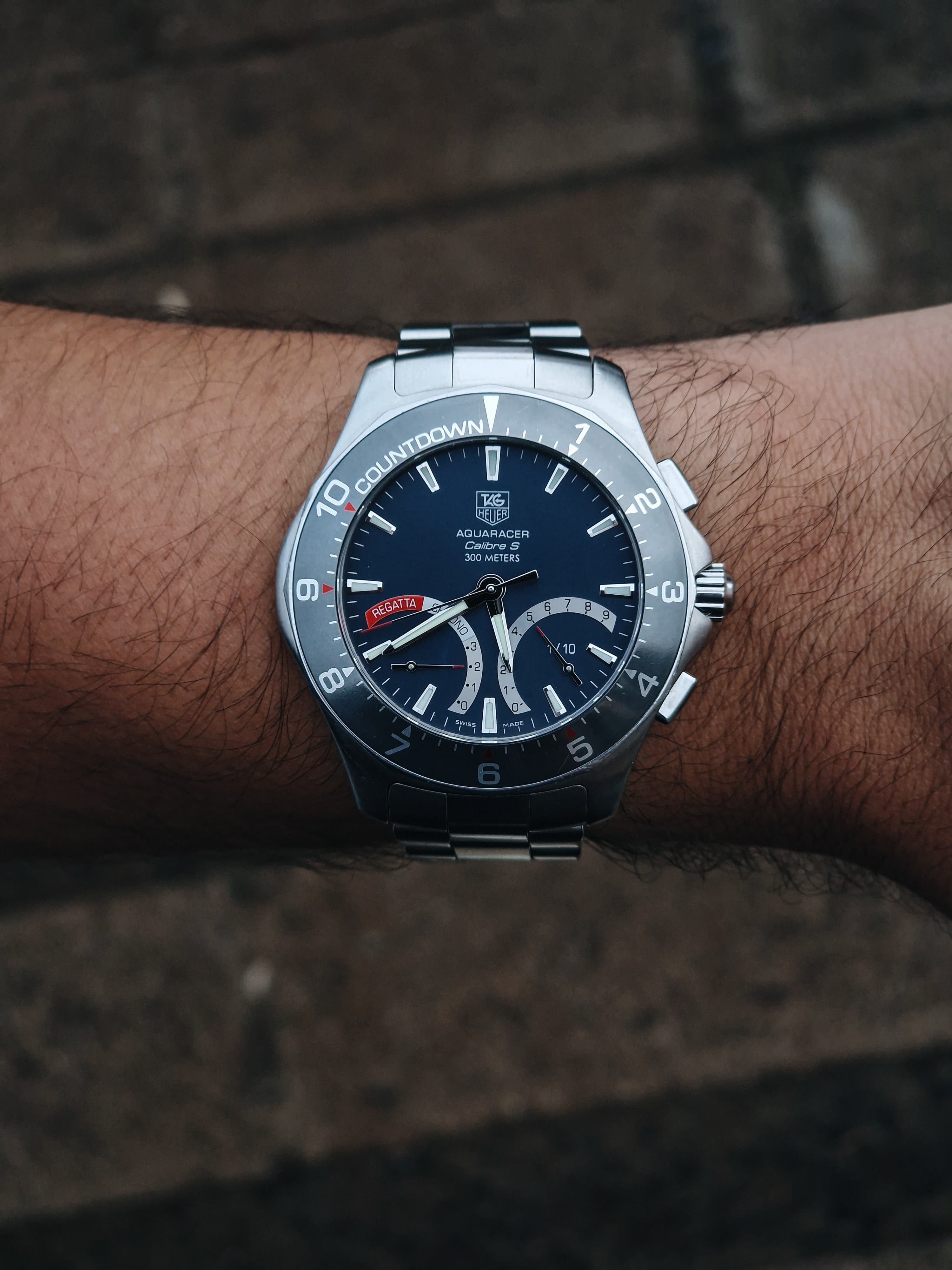 [WTS] 2000s TAG Heuer Aquaracer Regatta Timer Perpetual Calendar ...