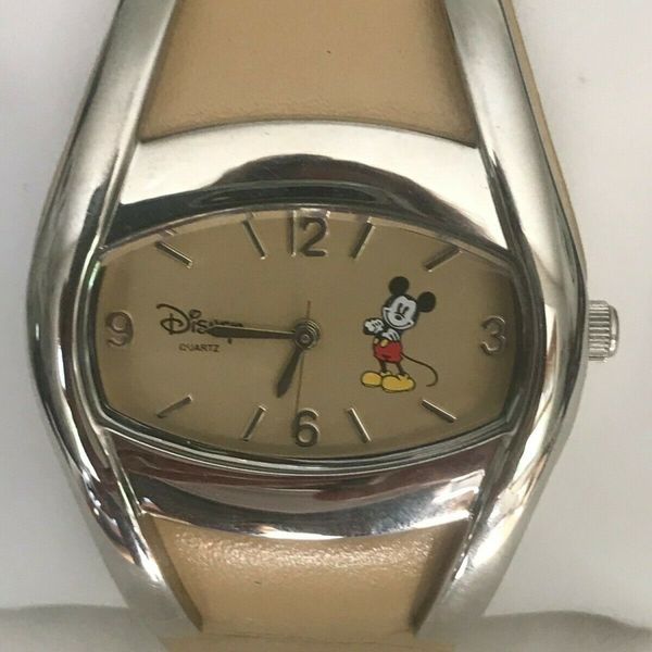 Vintage Disney Time Works Mickey Mouse Watch Model 85-8455 Y121E Oval ...