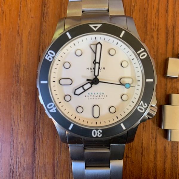 FS: Hamtun Kraken H2 White Dial***240.00 | WatchCharts Marketplace