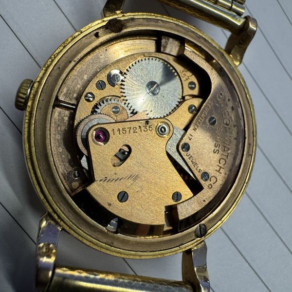 Ultra Rare Vintage 1940â s OMEGA Automatic Gold Watch | WatchCharts ...