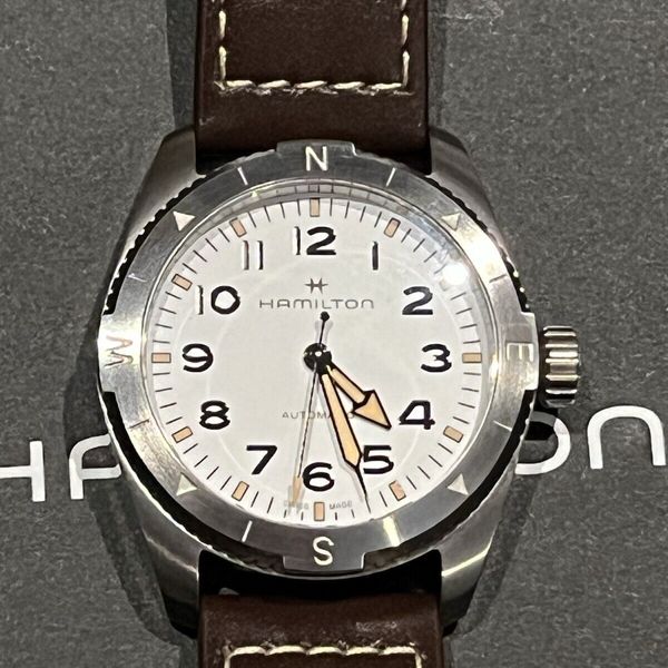Hamilton Khaki Field Expedition Automatic White Dial 37mm | WatchCharts ...
