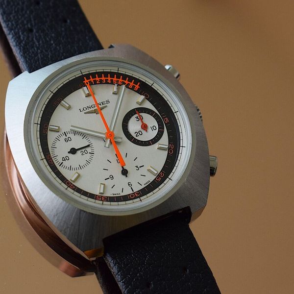 Rare Longines Nonius Chronograph ref.8271 cal.332(Valjoux 726)Full Set ...