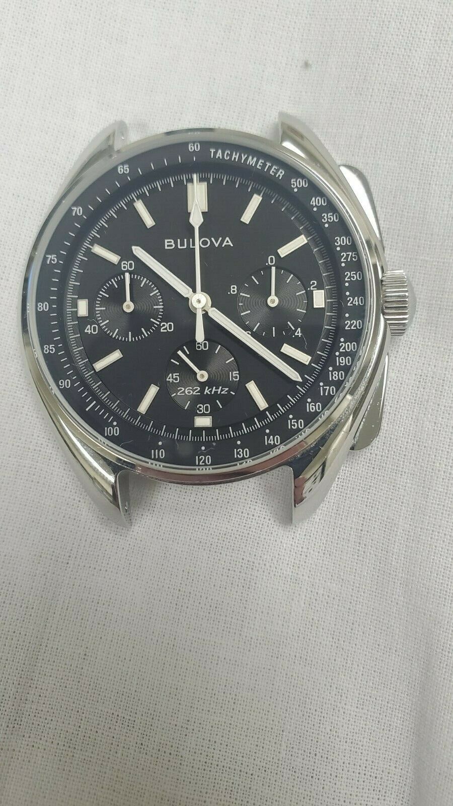 Bulova Lunar Pilot Moon Watch with Luna Replicas Watchband (Model ...
