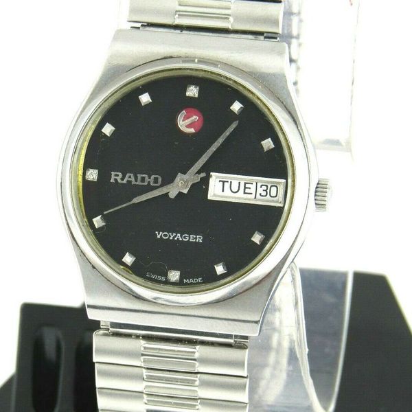 Vintage Rado Voyager 636.3487.4 Men's Swiss Made 17 Jewels Automatic ...