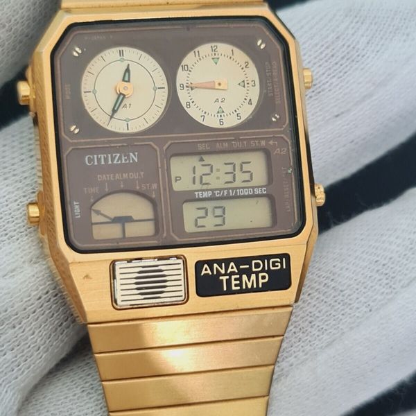 Vintage Citizen Ana Digi Temp Digital Japan Men's Watch | WatchCharts ...