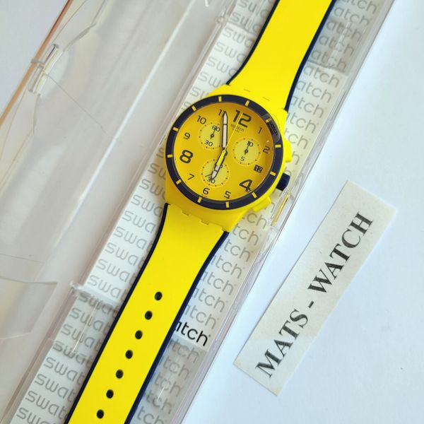 SWATCH + CHRONO PLASTIC + SUSJ401 SOLLEORE + NEW/NEW | WatchCharts ...