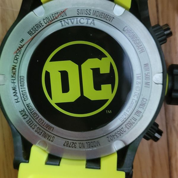 Invicta DC Comics Batman 52mm Limited Edition Swiss Chronograph Mens ...