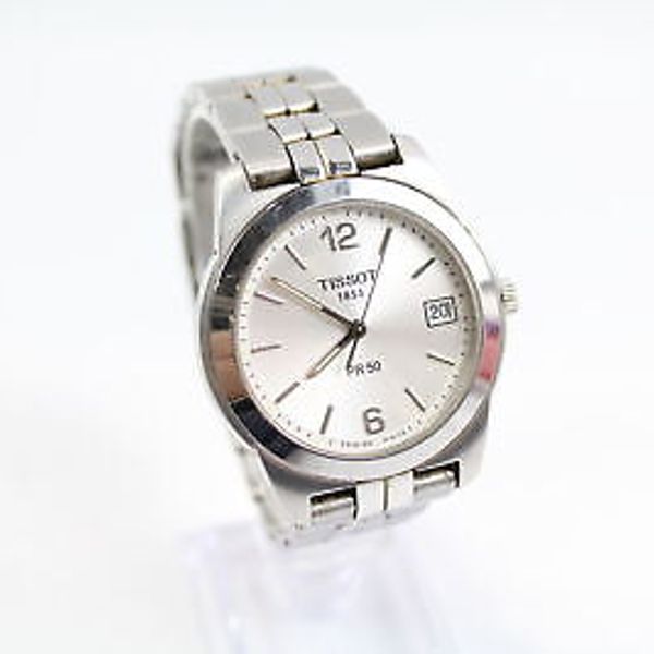 Mens Tissot 1853 PR50 Steel Watch Quartz Working | WatchCharts Marketplace