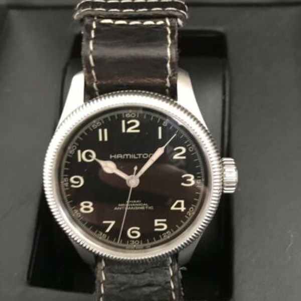 HAMILTON Khaki Pioneer Mechanical 42mm ETA 2801 H604190 Interstellar ...