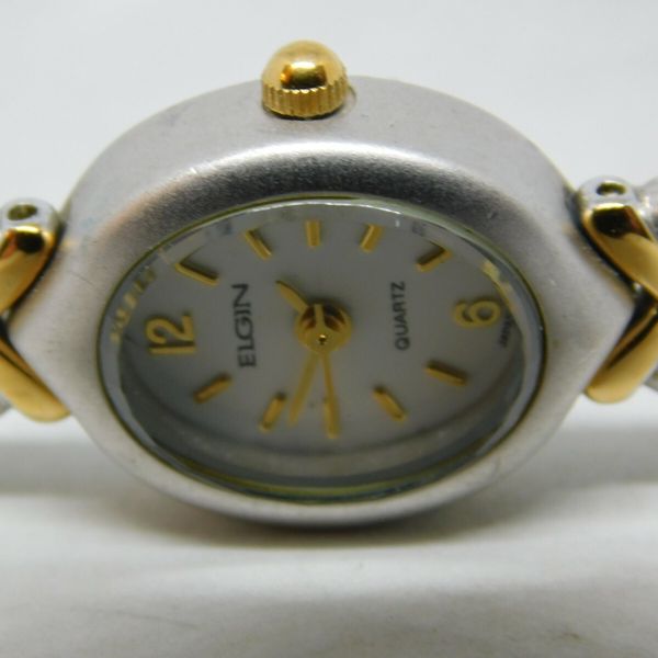 Elgin ELA343 Two Tone Quartz Analog Ladies Watch | WatchCharts Marketplace