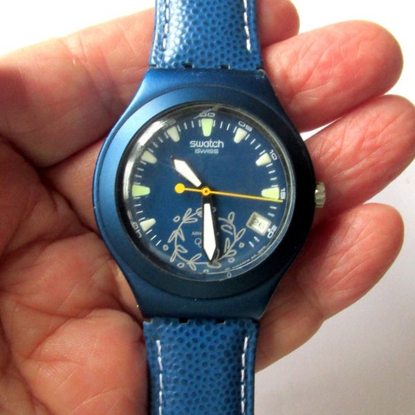 SWATCH WATCH AOHNA 2004 OLYMPICS SPECIAL ATHENS YGN 4001 BLUE ...