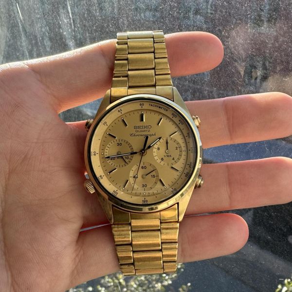 [WTS] Seiko 7a28-7029 - Gold Chronograph | WatchCharts Marketplace