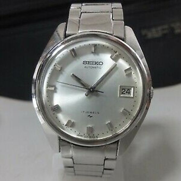 Vintage 1969 SEIKO Automatic watch [7005-8010] 17J Original band | WatchCharts Marketplace