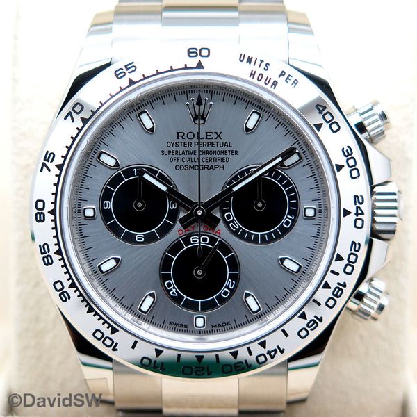 FS: NIB Rolex 116509 COSMOGRAPH DAYTONA 18K WHITE GOLD-STEEL DIAL ...