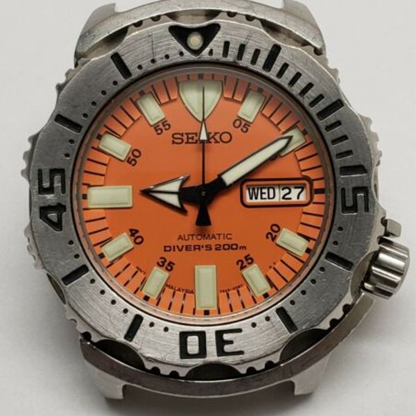 Seiko Automatic Scuba Diver's 200m 7S26-0351 Orange Monster ...