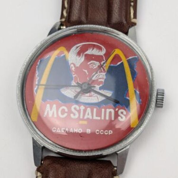 Vtg Raketa Stalin Soviet USSR Russian Mechanical Watch McStalin's ...