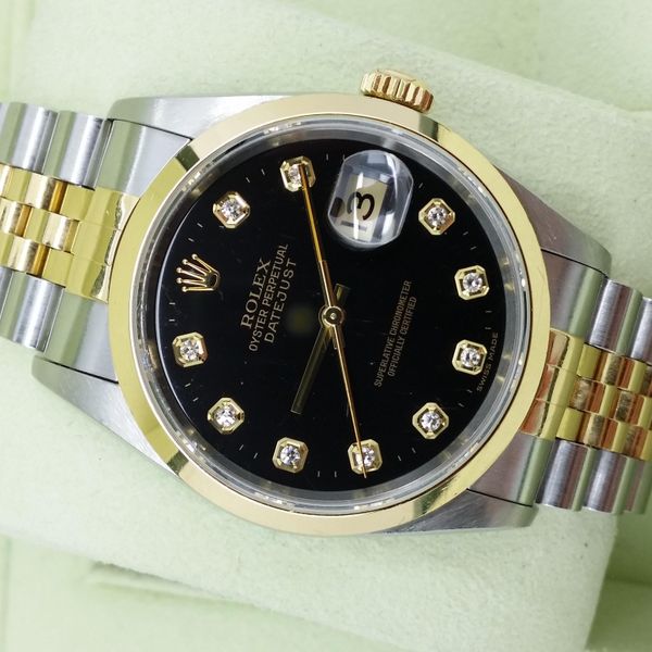 ROLEX DATEJUST 16203 Diamond Dial | WatchCharts Marketplace