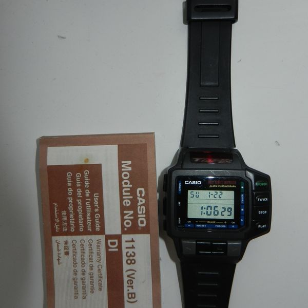 casio cmd-10 remote control watch, new with manual | WatchCharts ...