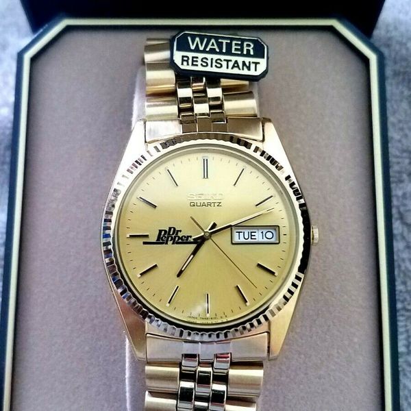 Dr. Pepper Seiko watch New in box | WatchCharts Marketplace