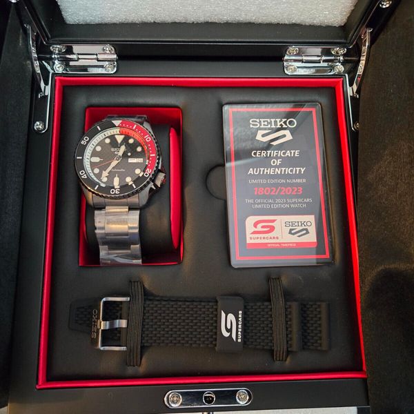 Seiko 5 V8 Supercars 2023 Limited Edition Watch - SRPJ95K | WatchCharts ...
