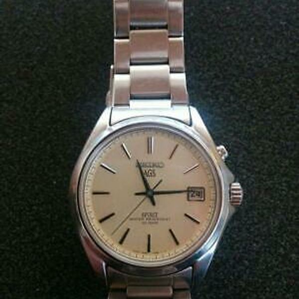 Seiko AGS Sprit Men's Watch Automatic Arm:20cm Face:Silver Rank:A ...