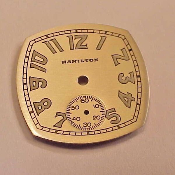 Dial Only ! NOS 1928 Hamilton Meadowbrook 14kt Gold Watch Awesome ...