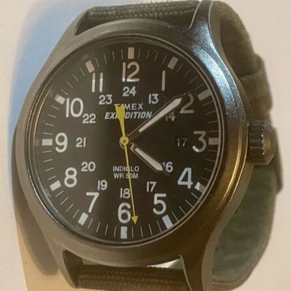 timex expedition indiglo wr 50m Mens Watch Runs 905 .20 | WatchCharts Marketplace