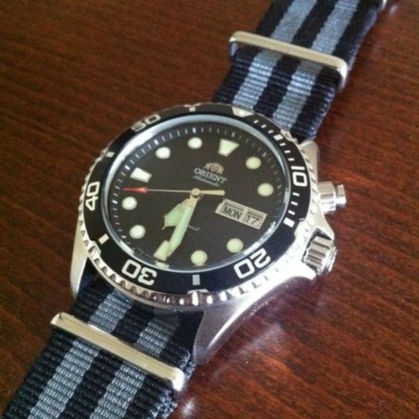 FS - Orient Black Ray on NATO | WatchCharts